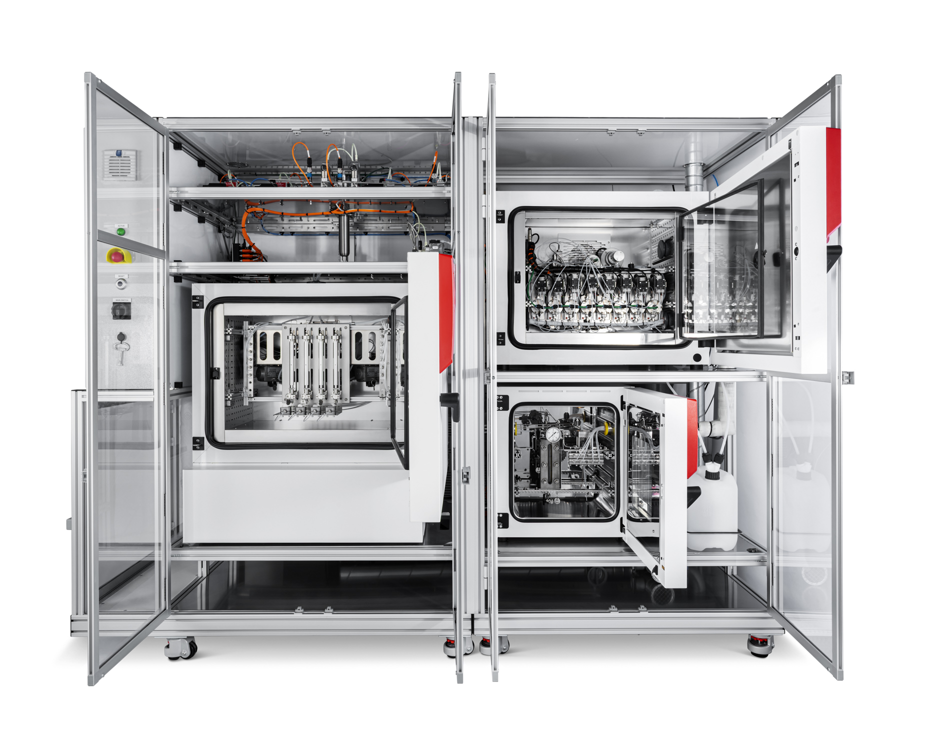 High-throughput breakthrough analysis for DAC materials